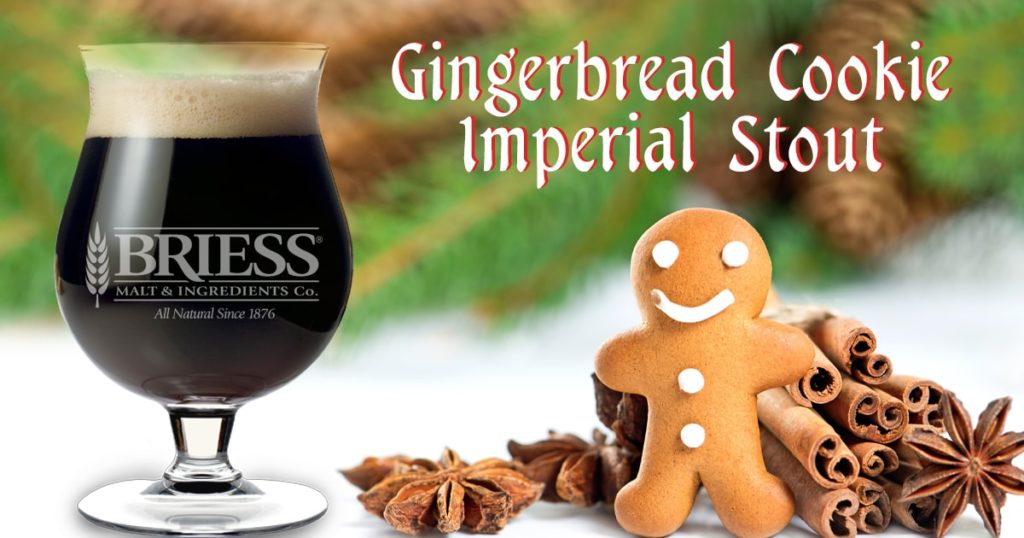 Briess Gingerbread Cookie Imperial Stout Recipe - Brewing With Briess