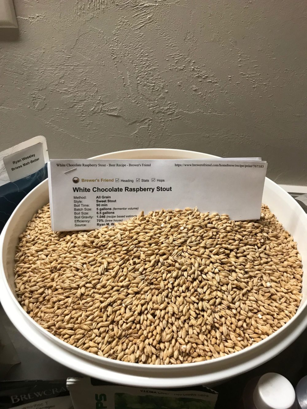 White Chocolate Raspberry White Stout...for Real? - Brewing With Briess